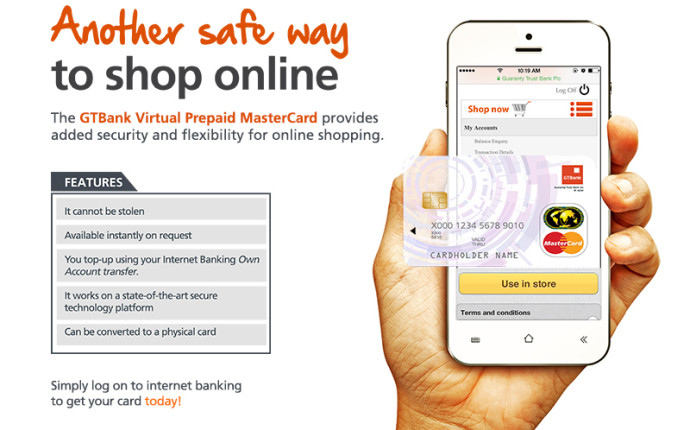 GTBank Launches a Virtual Prepaid MasterCard | TechCabal