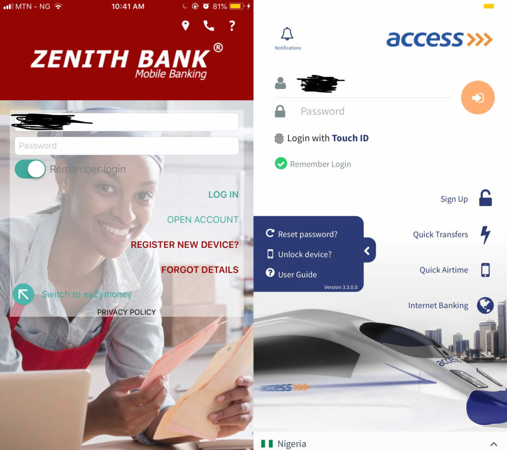 Versus - The Bank App Edition: Zenith VS Access | TechCabal