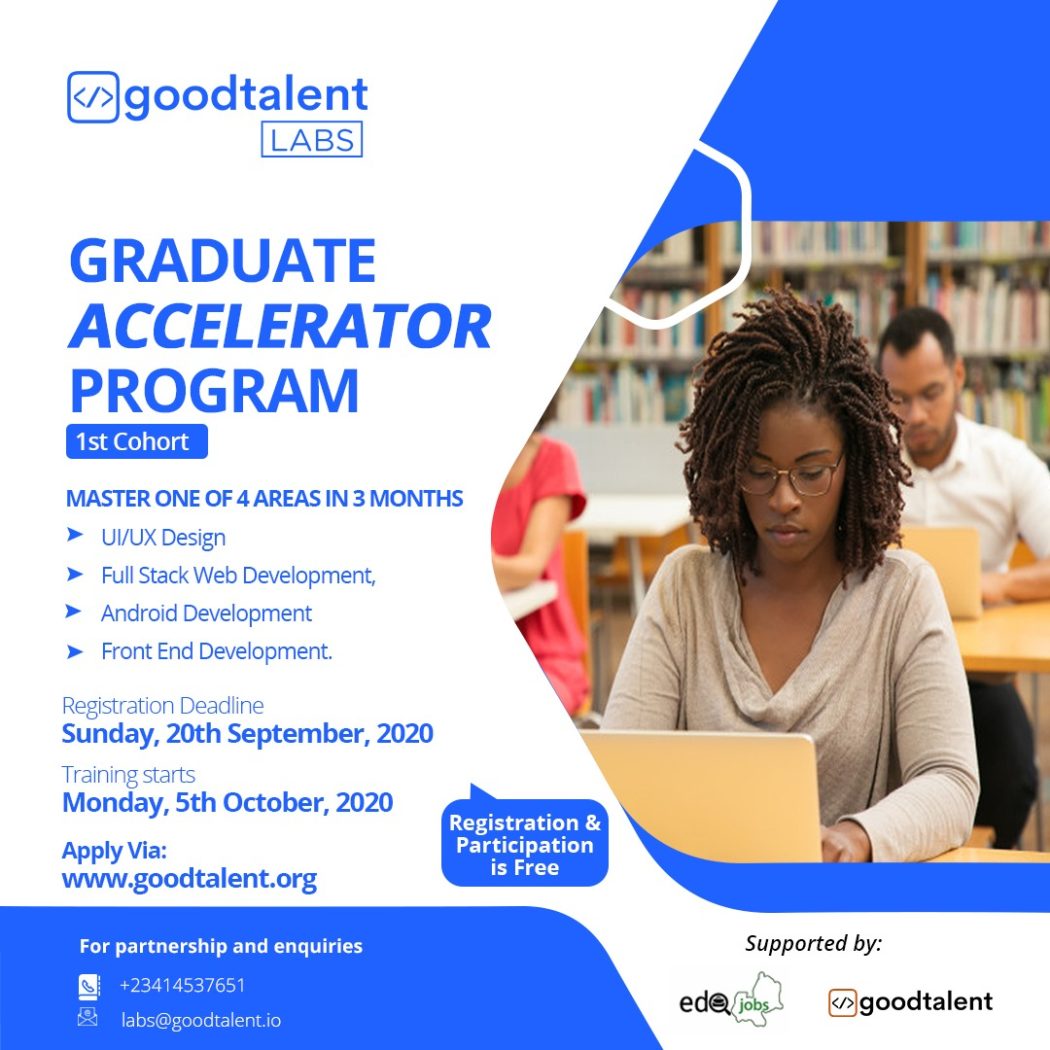 Goodtalent Launches Accelerator Program for Fresh Graduates | TechCabal