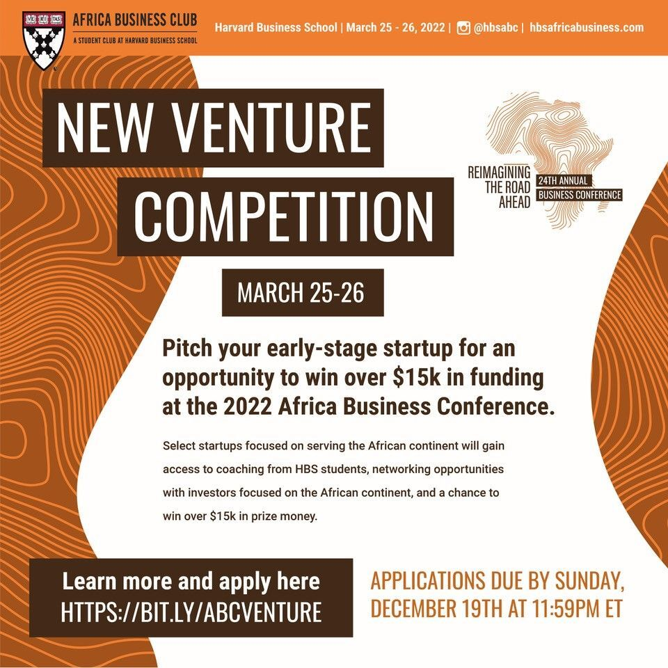 Harvard Business School's New Venture Competition. | TechCabal