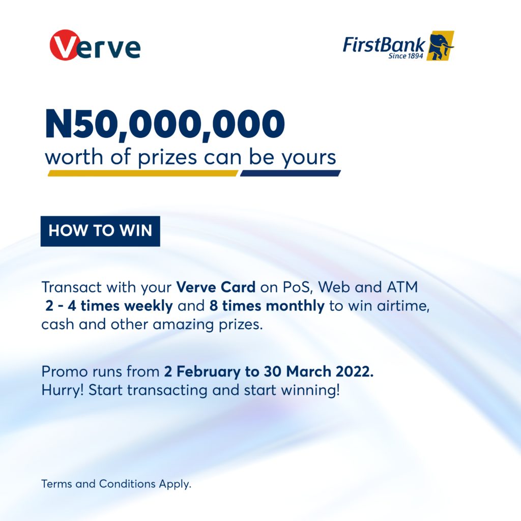 Win Amazing Rewards or a Brand New Car in the First Bank Verve Card ...