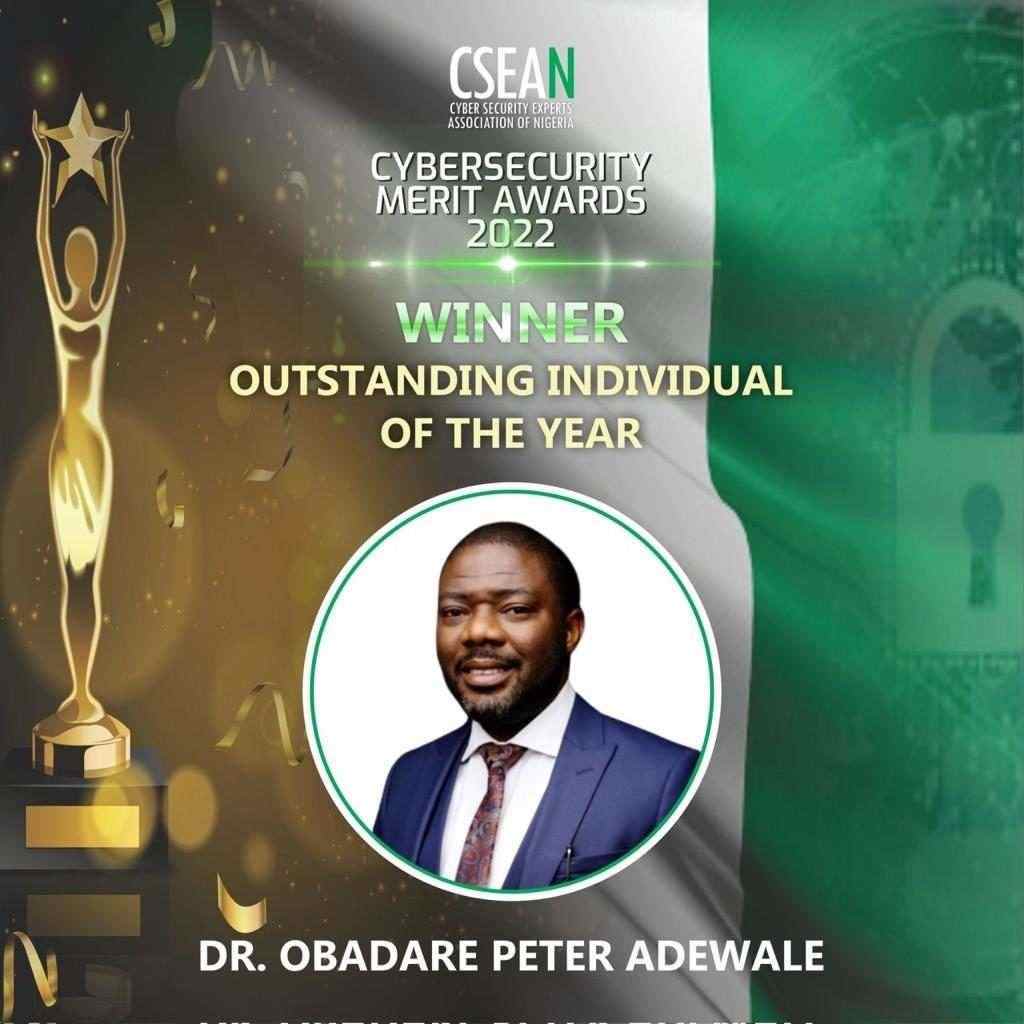 Dr Obadare Wins CSEAN’s first Cybersecurity Outstanding Individual ...