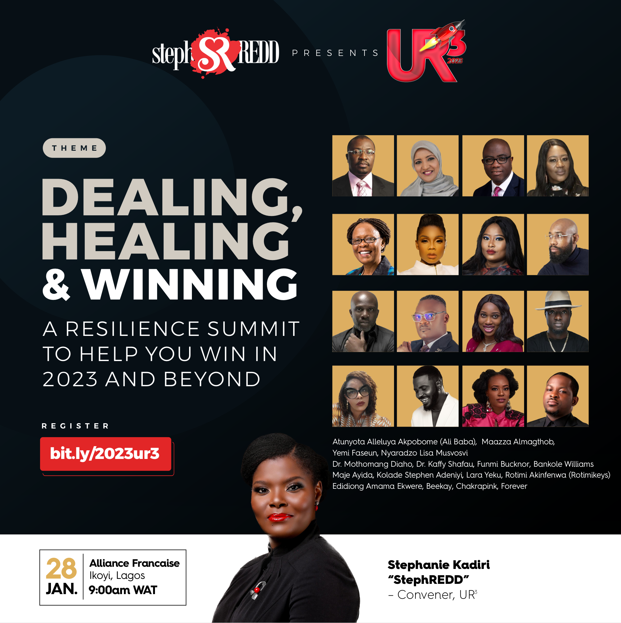 Alibaba Akpobome, Maazza Almagthob, Bankole Williams, Kaffy Shafau and ...