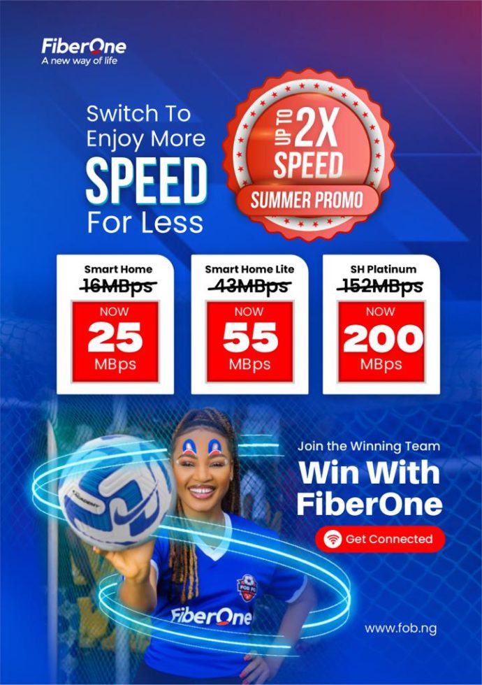 FiberOne Doubles Broadband Speed, Giving Customers Lightning-Fast ...