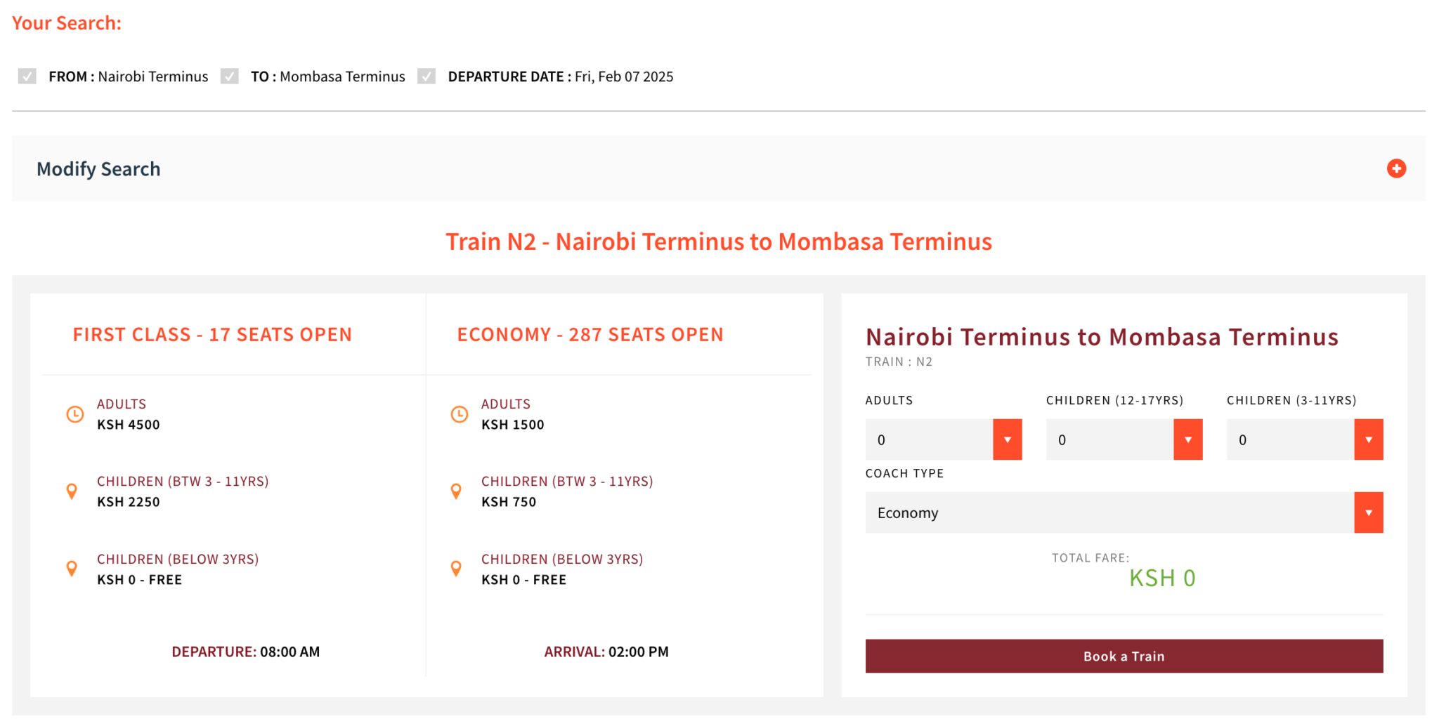 New 2025 SGR online booking with Madaraka Express | TechCabal