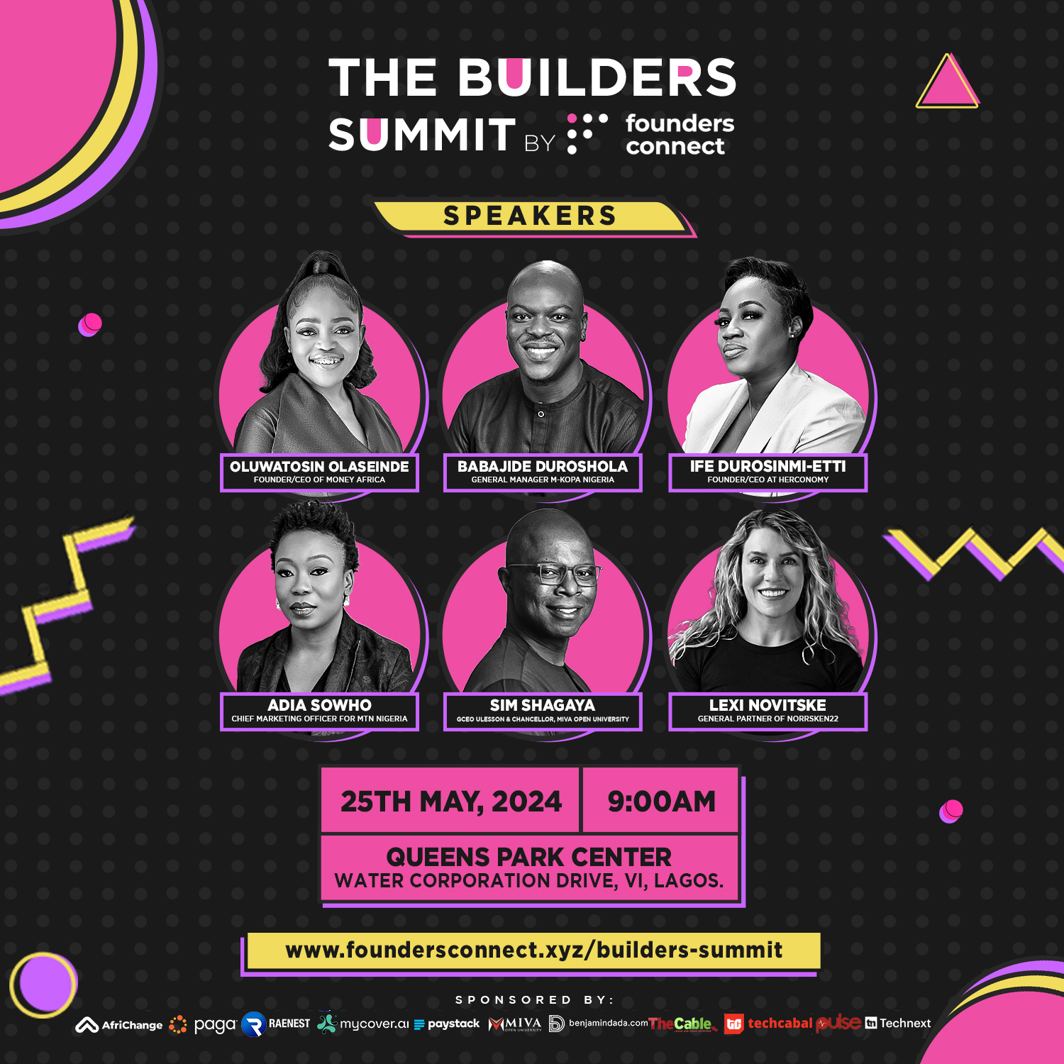 Founders Connect Live Returns with The Builders Summit in Lagos | TechCabal