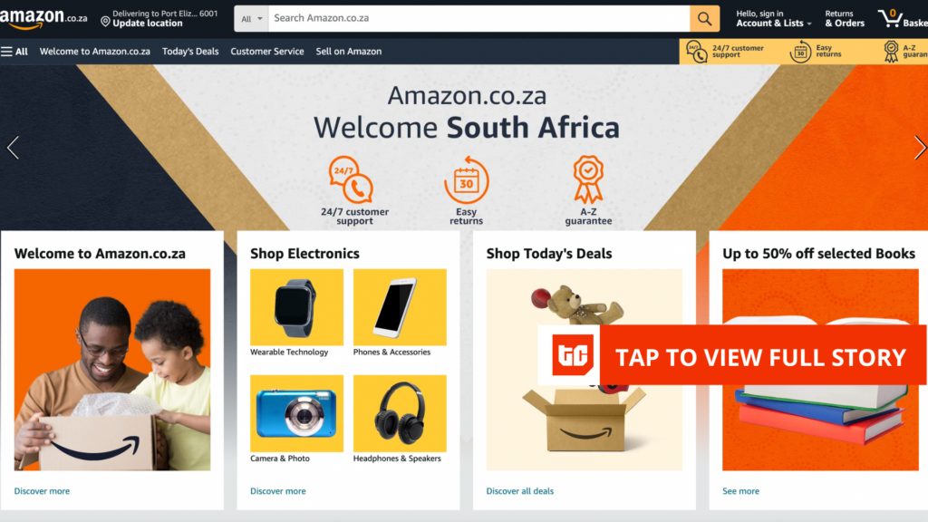 Amazon launches SA marketplace | TechCabal