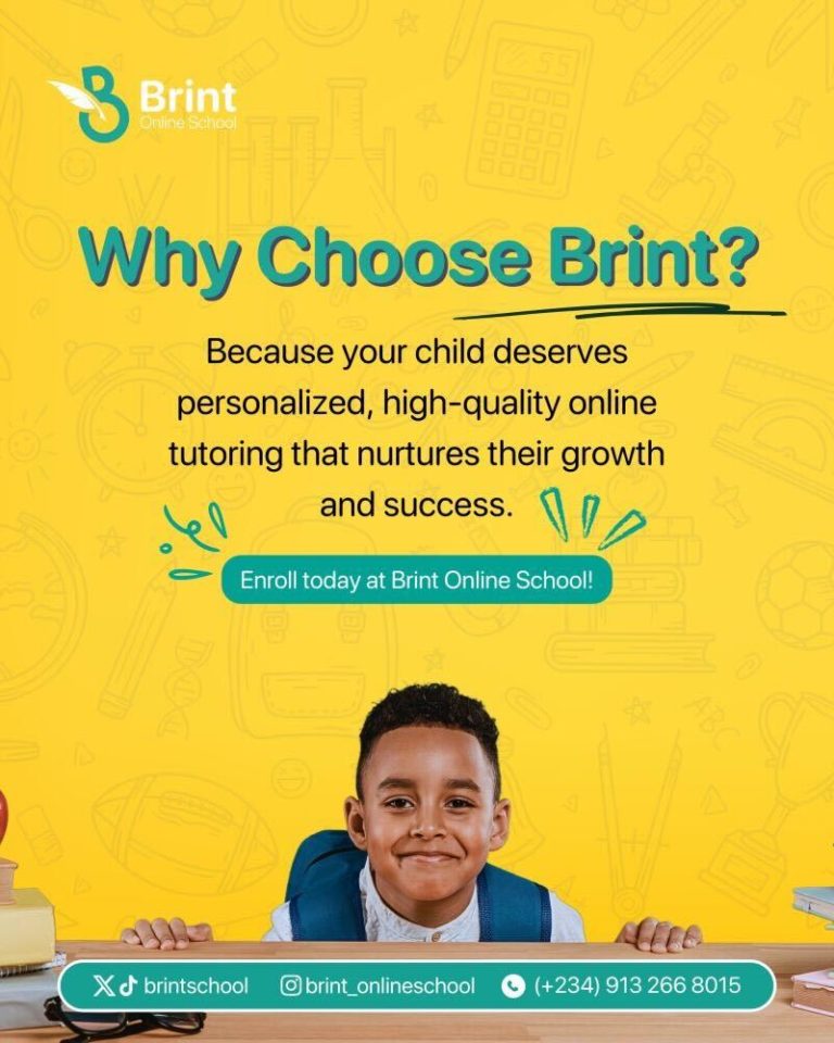 Brint Online School: Redefining education for African children across ...