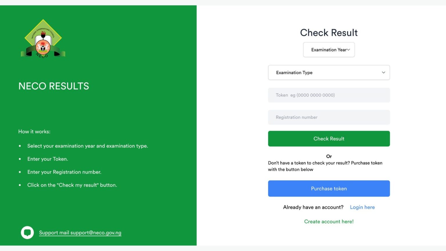 How to check 2025 NECO results